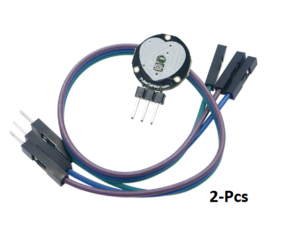 Pack of 2- Arduino Pulse sensor Heart rate sensor