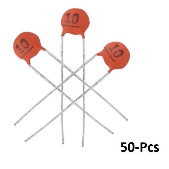 Pack of 50 - 10pF Ceramic Capacitors 10pF Capacitor