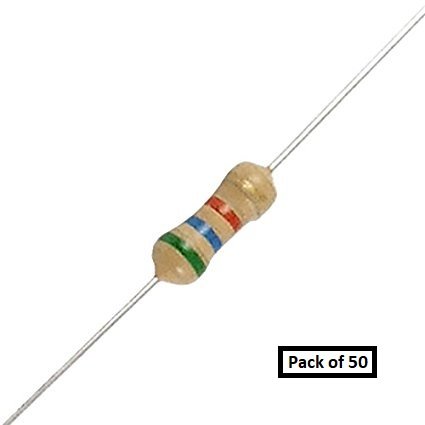 PACK OF 50- 360 OHM 1/4 WATT RESISTOR