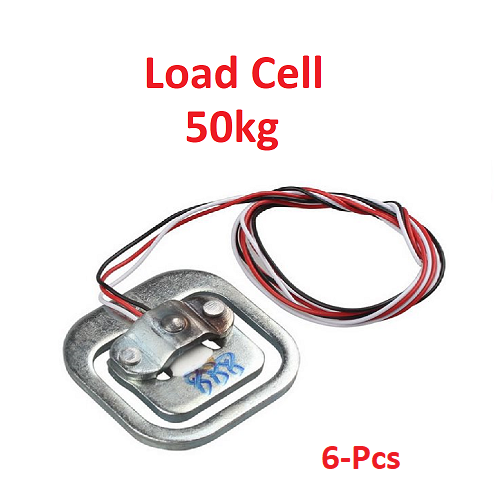 Pack of 6- 50KG Human Scale Body Load Cell Resistance Strain Weight Sensor