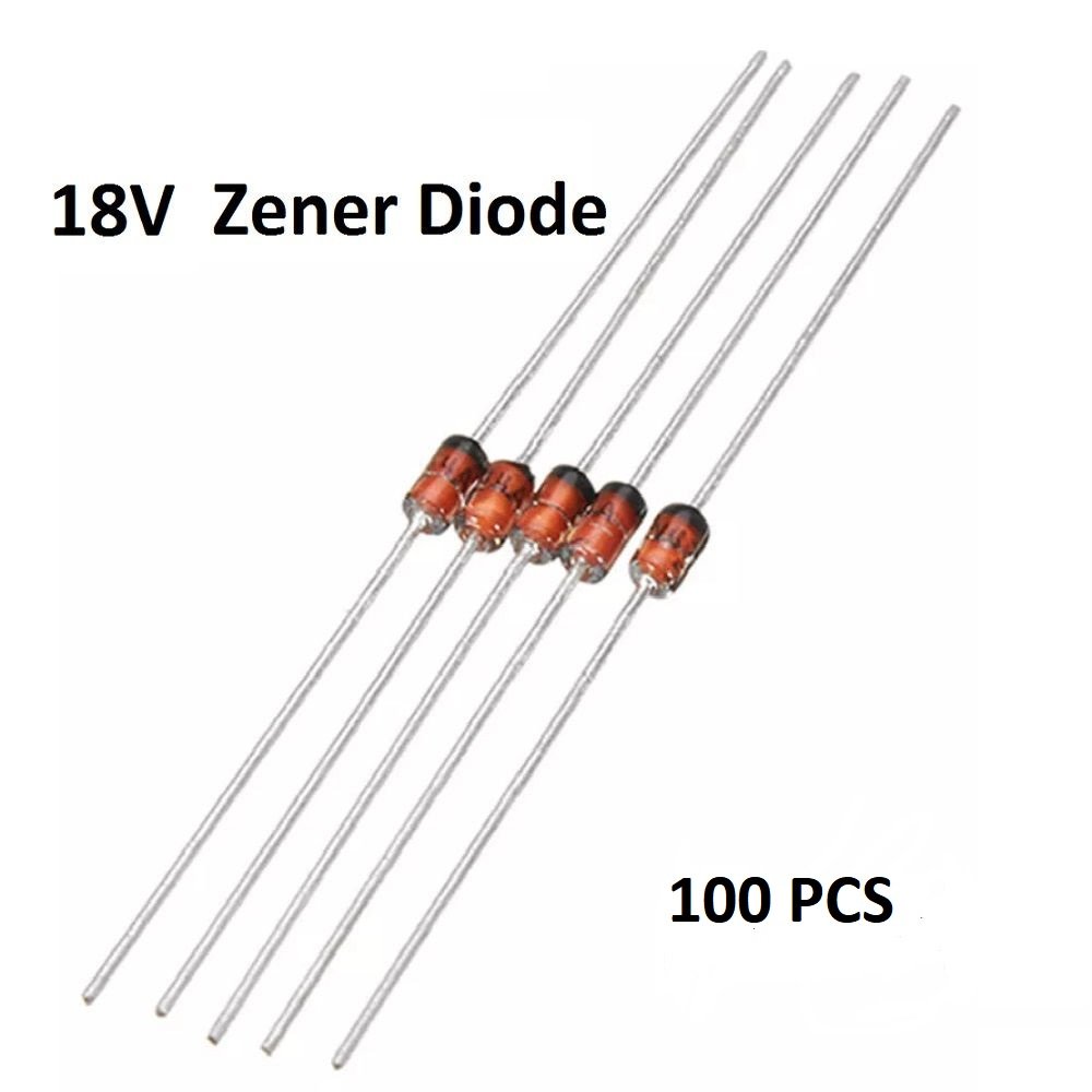 100 Pcs zener diode 18V zener 1N4746A