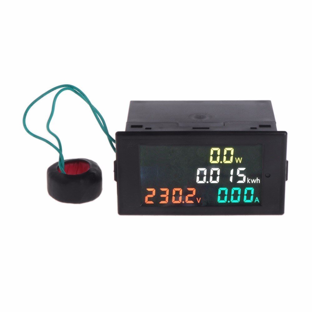 80-300V 100A 4 IN 1 VOLTMETER AMMETER HD COLOR SCREEN LED DISPLAY ...